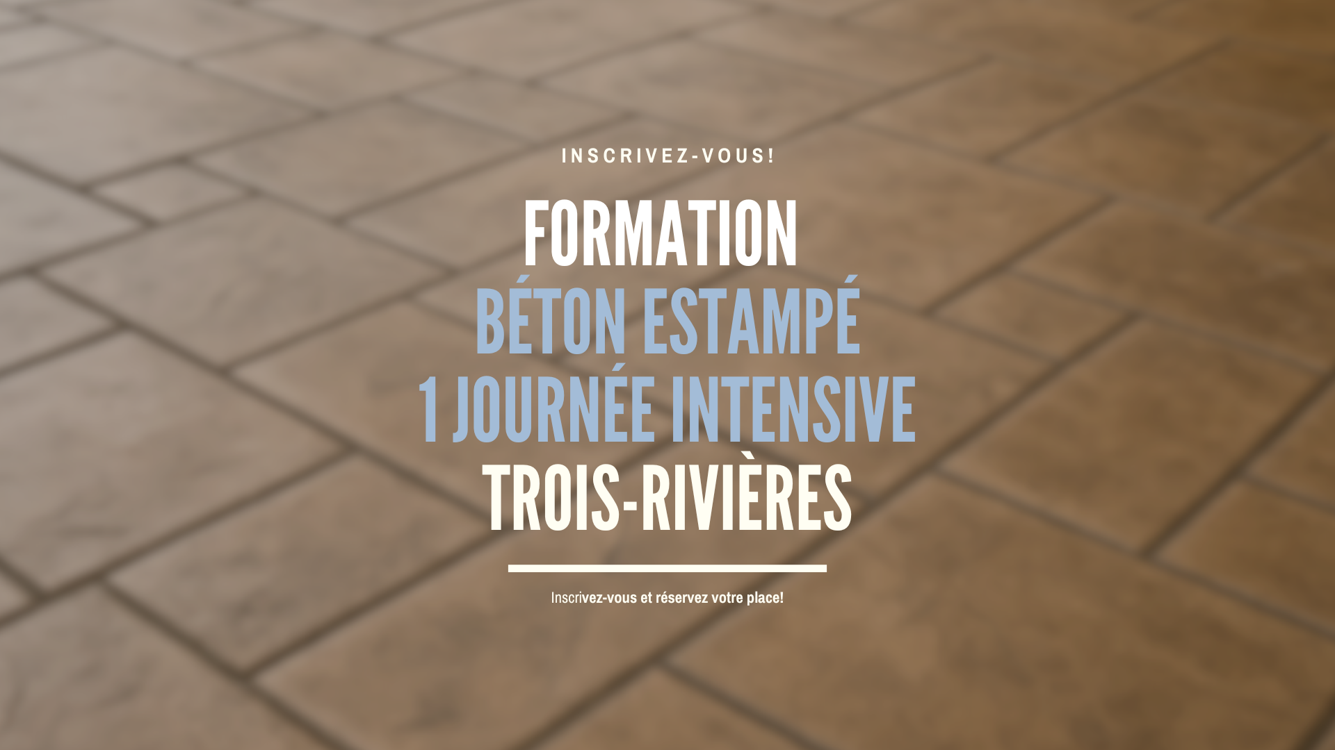 Formation Intensive – Béton Estampé Décoratif (1 Jour – 10 heures) Tro